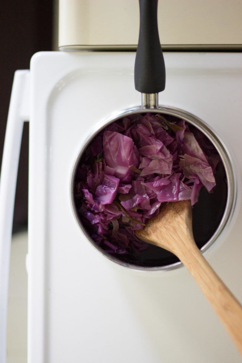 Red Cabbage Dyed Easter Eggs - McKenzie Sue Makes