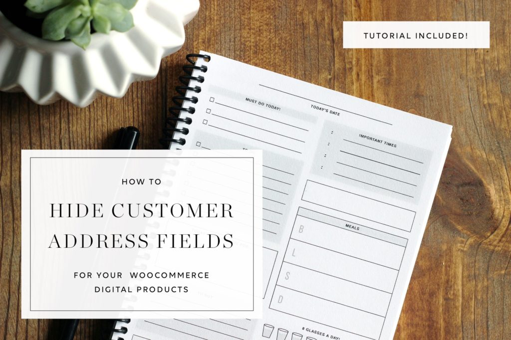 How to Hide the Address at Checkout for Digital Products - McKenzie Sue ...