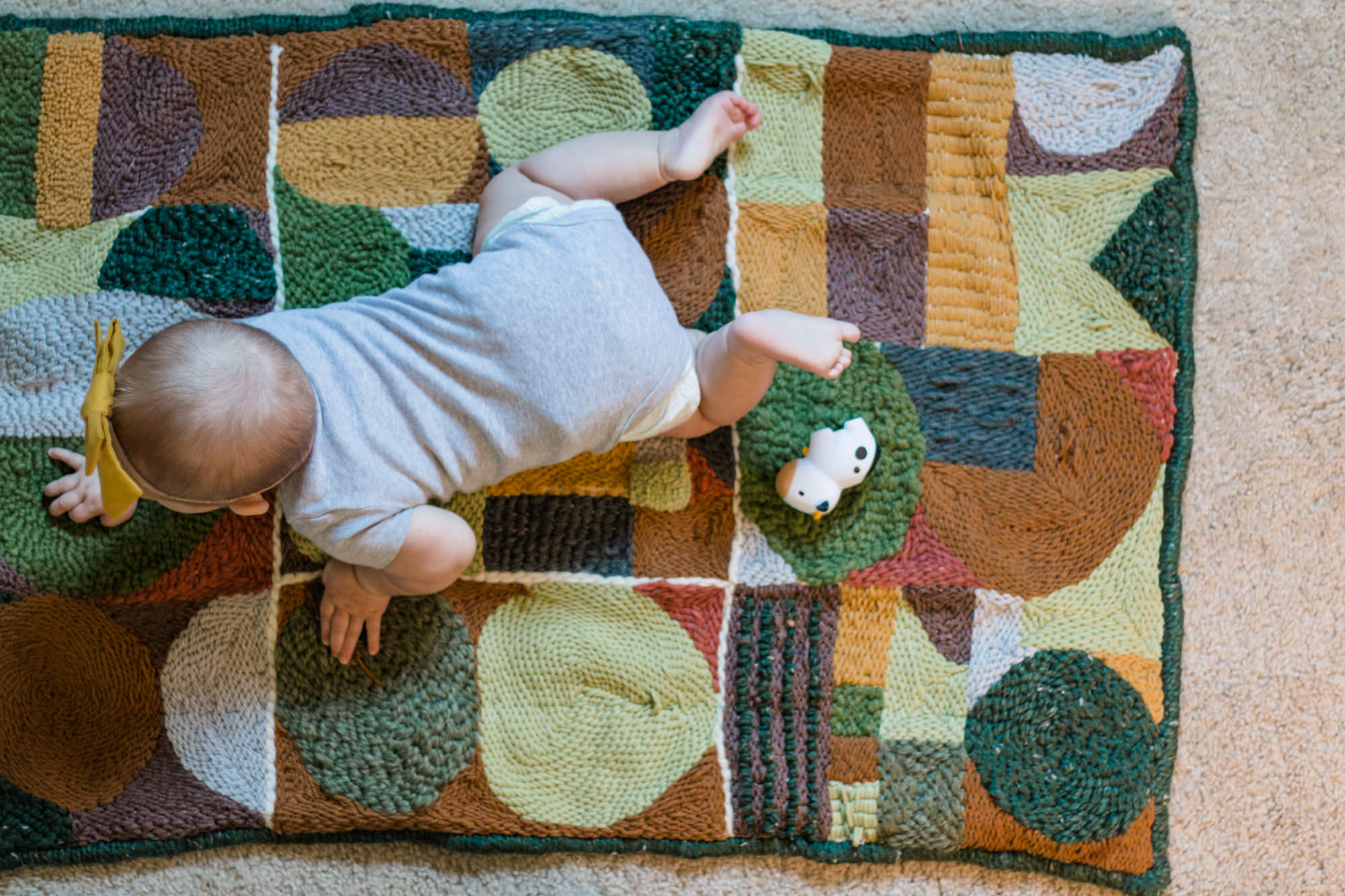 How a GoogleMap of my Farm Town became a Rug - McKenzie Sue Makes