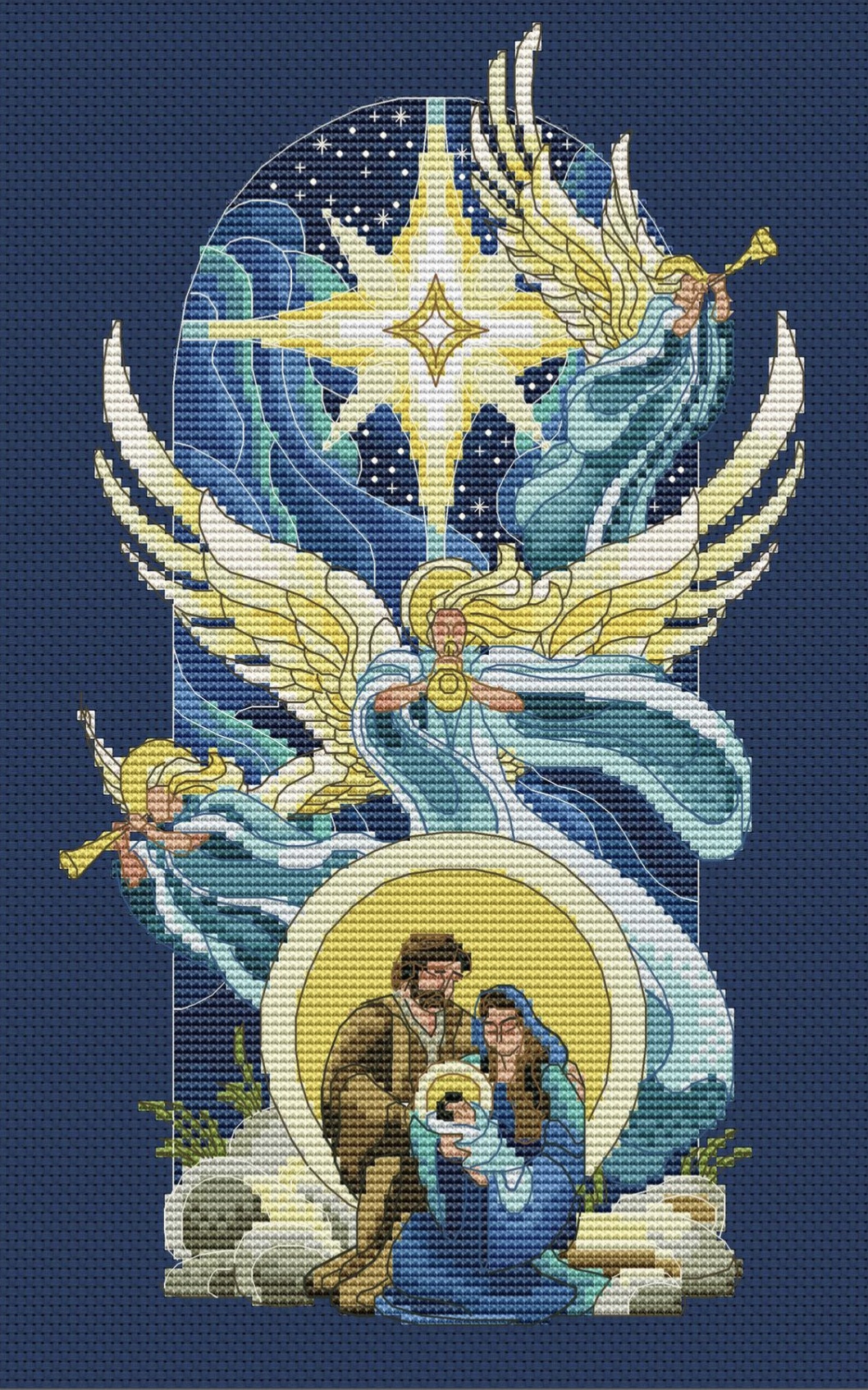 Nativity Cross-Stitching Patterns - McKenzie Sue Makes