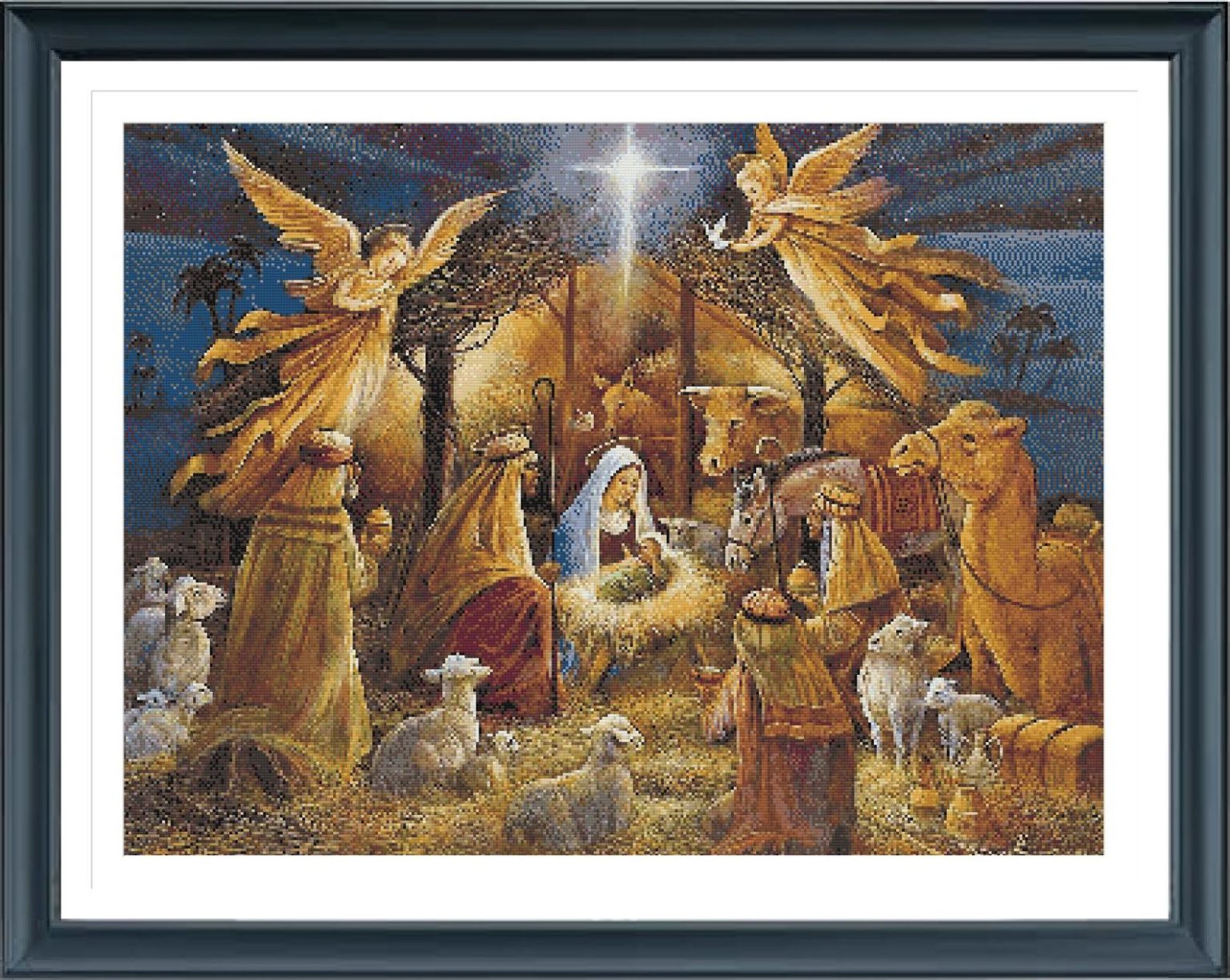 Nativity Cross-Stitching Patterns - McKenzie Sue Makes