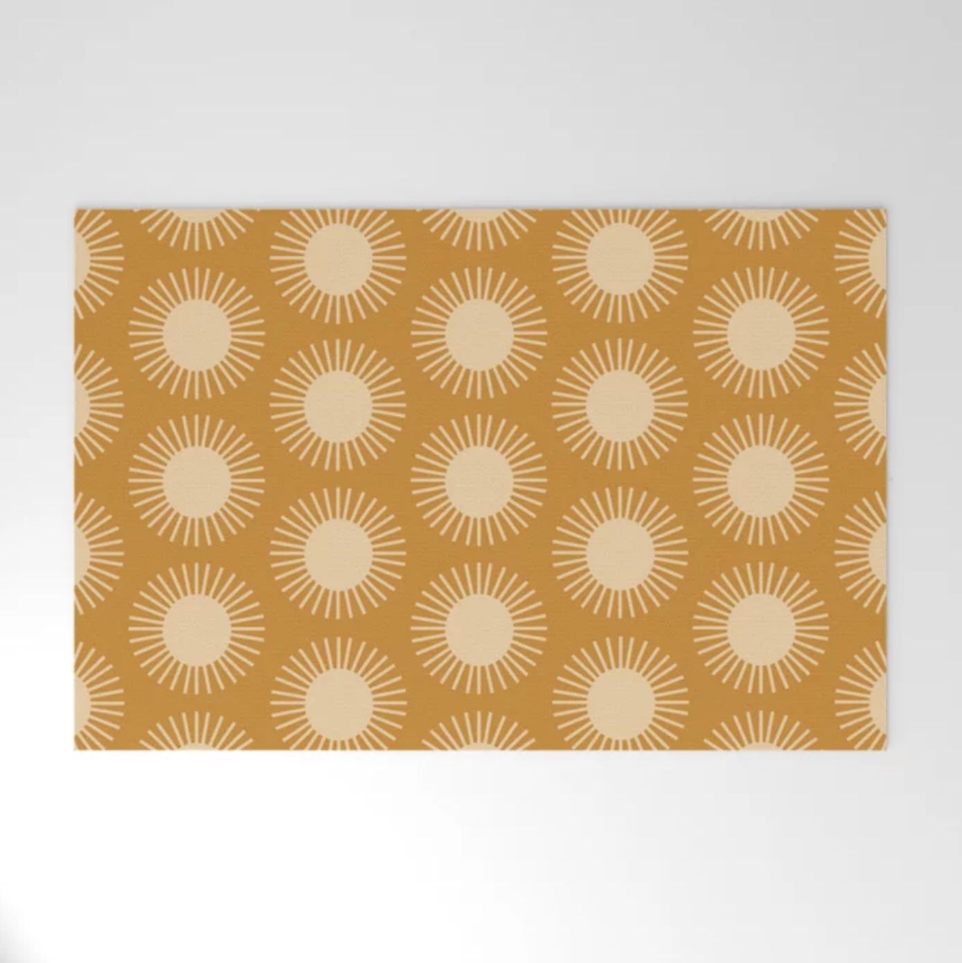 golden-sun-pattern-welcome-mat - McKenzie Sue Makes