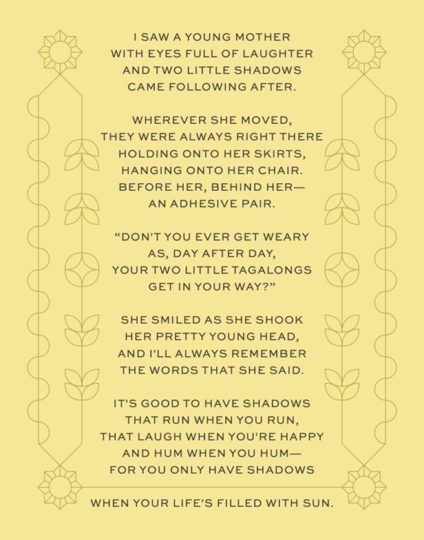 Two Little Shadows — Poem & Printable About Mothers - McKenzie Sue Makes