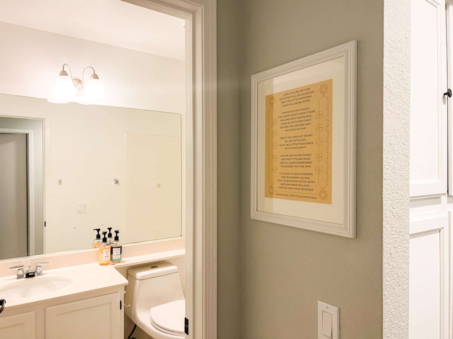 Two Little Shadows — Poem & Printable About Mothers - McKenzie Sue Makes