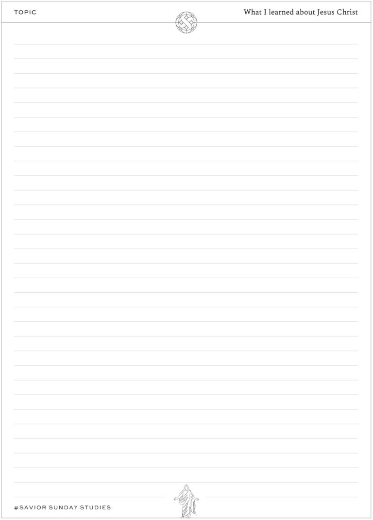 Savior Sunday Studies - McKenzie Sue Makes