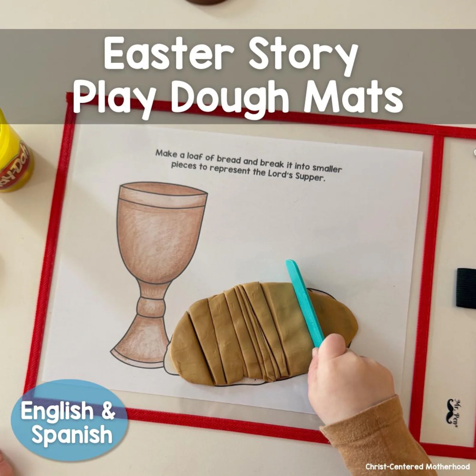 Easter Story Playdough Mats - McKenzie Sue Makes